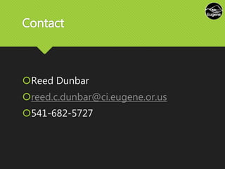 ATS-16: Connecting the Dots: Trails and Transportation, Reed Dunbar | PPTX
