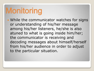 Eugene whites-oral-stages-of-communication | PPTX