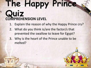 Eugene abuloc ppt. the happy prince. u_sep tagum 2011 | PPTX | Arts and ...