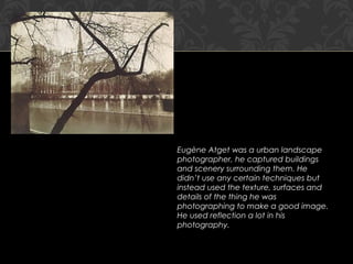 Eugene atget | PPT