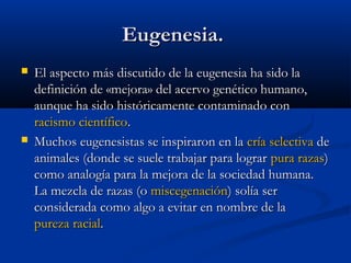 Eugenesia | PPS
