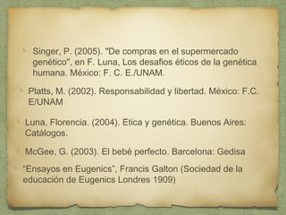 Eugenesia- Miguel Angel Acosta Félix/Elizabeth Goya | PPT