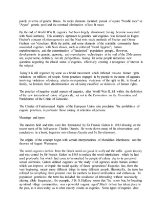 Eugenics | DOCX