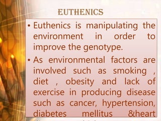 Unit-II: Eugenics | PDF