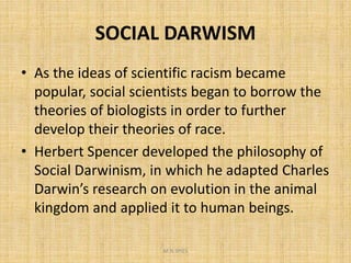 Social Darwinism Definition