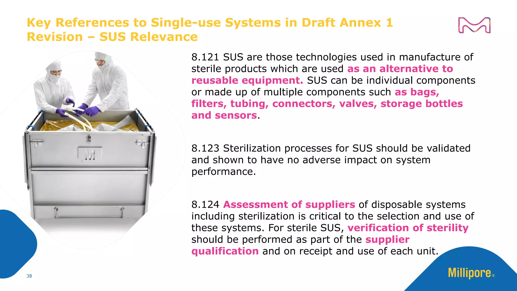EU GMP Annex 1 – Implications on Filtration and Single Use Technology ...