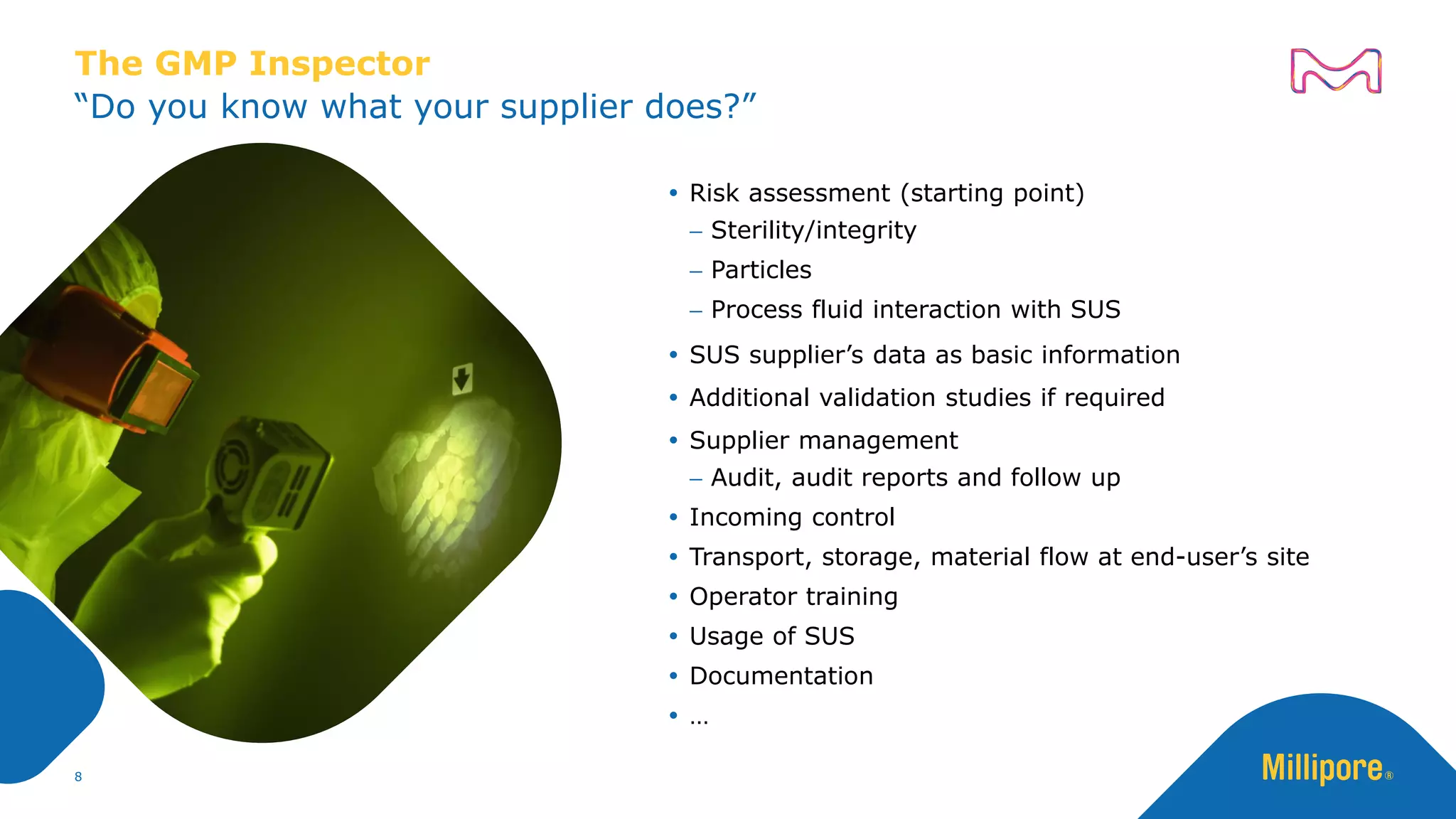 EU GMP Annex 1 – Implications on Filtration and Single Use Technology by Somasudaram and Simone ...