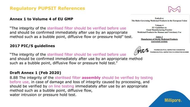 EU GMP Annex 1 – Implications on Filtration and Single Use Technology by Somasudaram and Simone ...