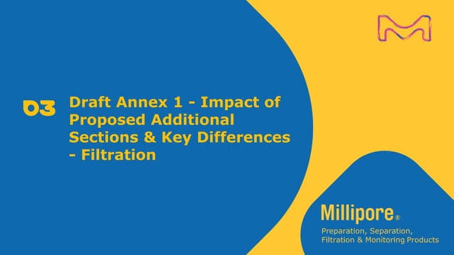 EU GMP Annex 1 – Implications on Filtration and Single Use Technology by Somasudaram and Simone ...