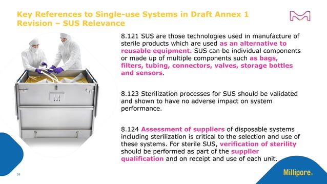 EU GMP Annex 1 – Implications on Filtration and Single Use Technology by Somasudaram and Simone ...