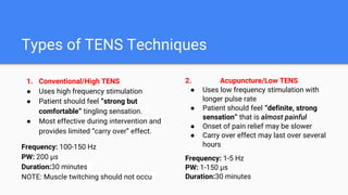 Eugrafia-Transcutaneous Electrical Nerve Stimulation Lecture (Edited ...