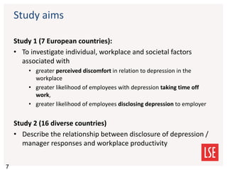 Context of depression and employment | PDF