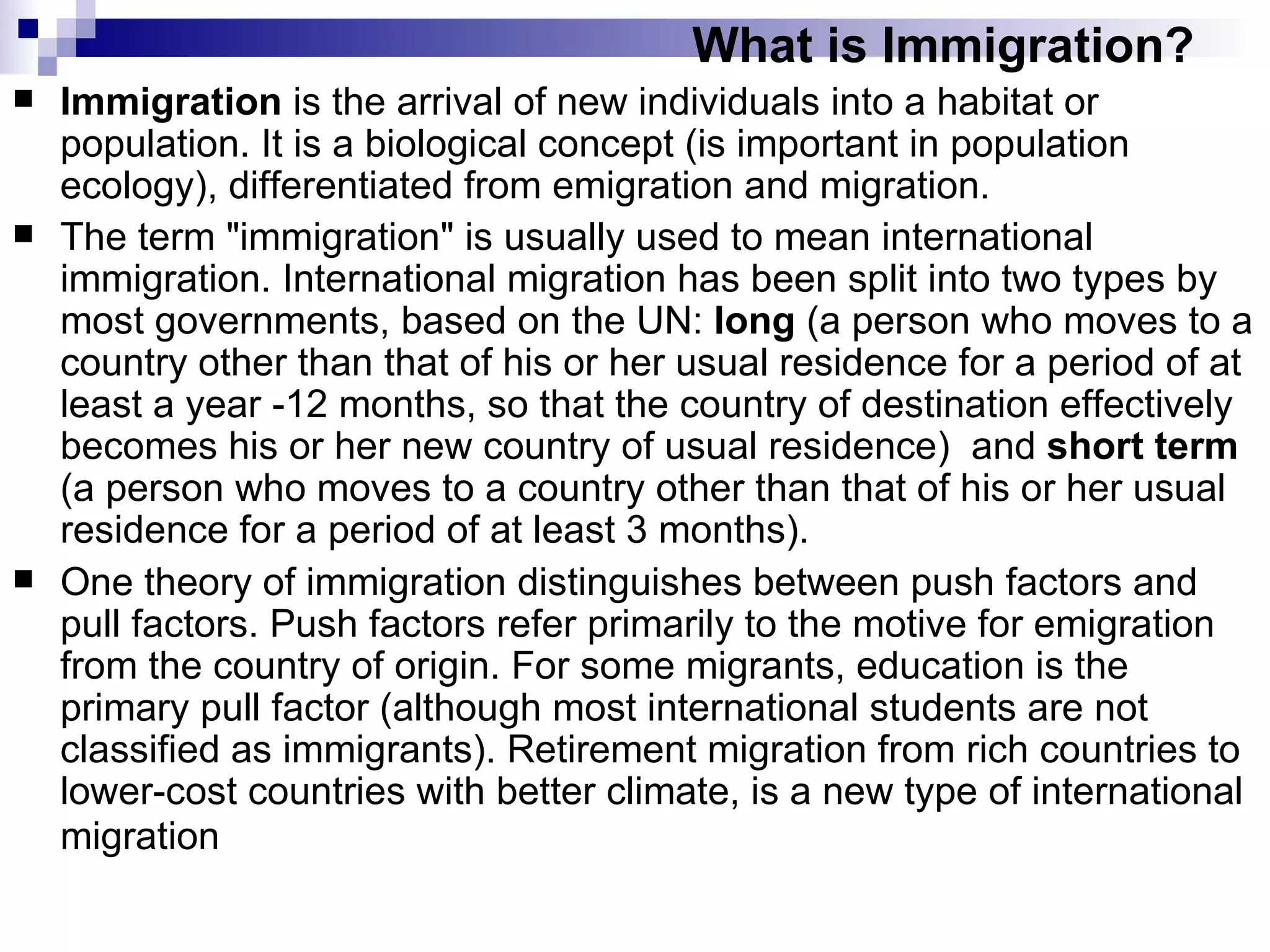 Eu Immigration | PPT