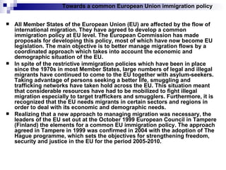 Eu Immigration | PPT