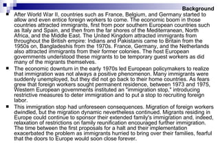 Eu Immigration | PPT