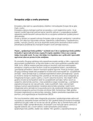 Eu i njena spoljnotrgovinska politika ekonomija | DOC