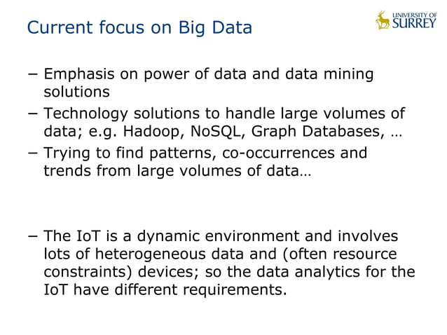 Large scale data analytics for smart cities and related use cases | PPT ...