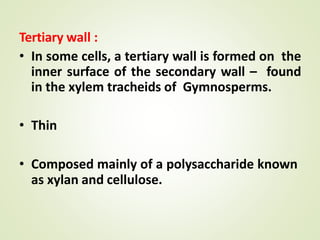 Eukaryotic cell wall | PPTX