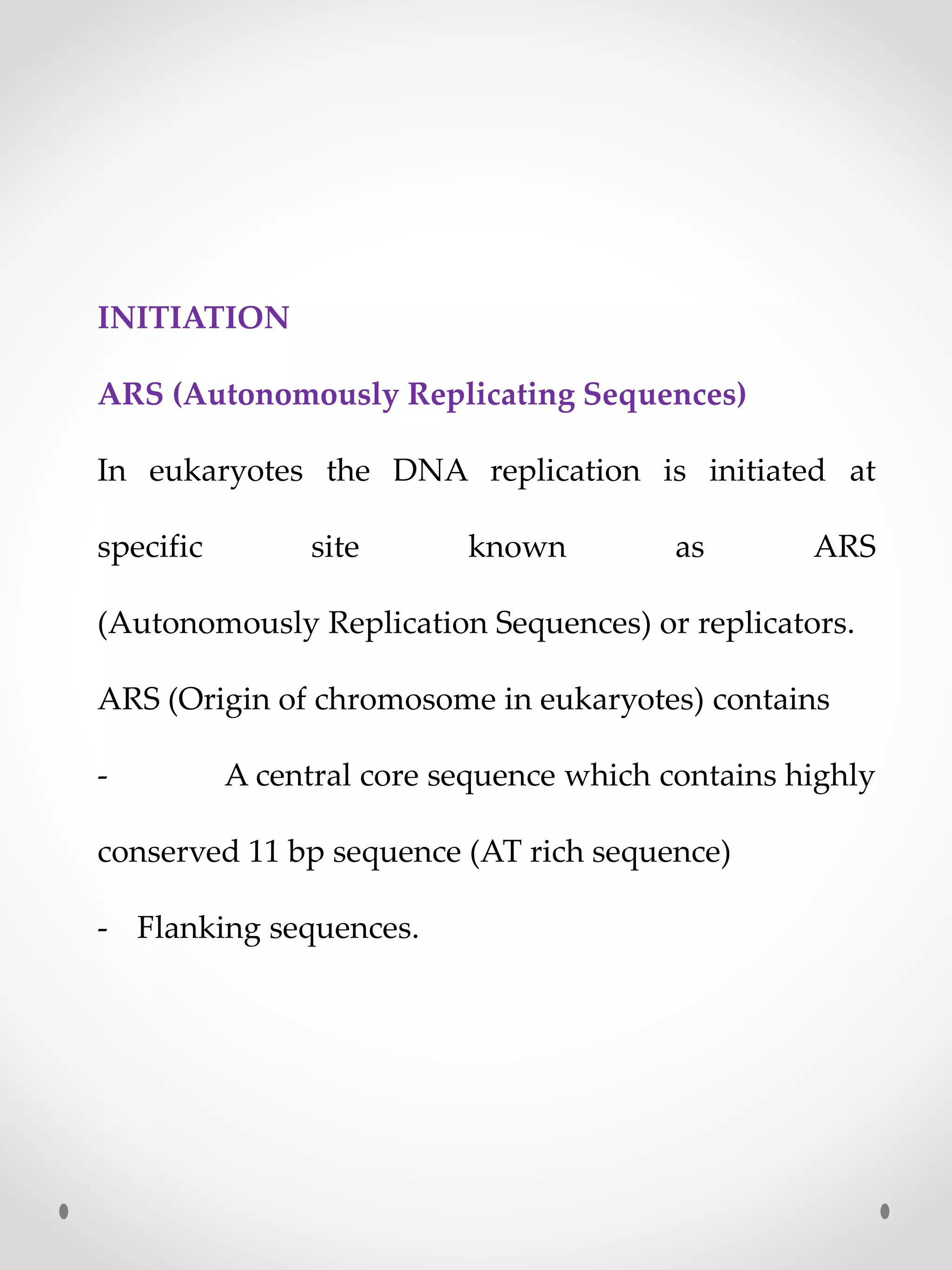 Eukaryotic DNA replication | PPTX