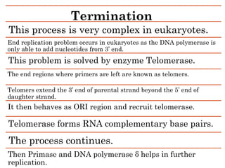EUKARYOTIC DNA REPLICATION.pptx pharmacology | PPTX