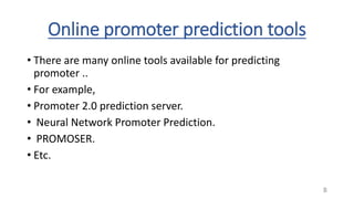 Eukaryotic promoters | PPTX