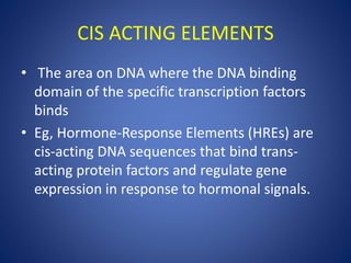 Eukaryotic regulation | PPTX