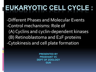 Eukayotic_cell_cycle Prashant.ppt | Biological Sciences | Science
