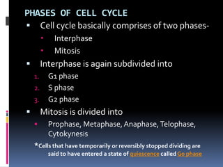 Eukayotic_cell_cycle Prashant.ppt | Biological Sciences | Science