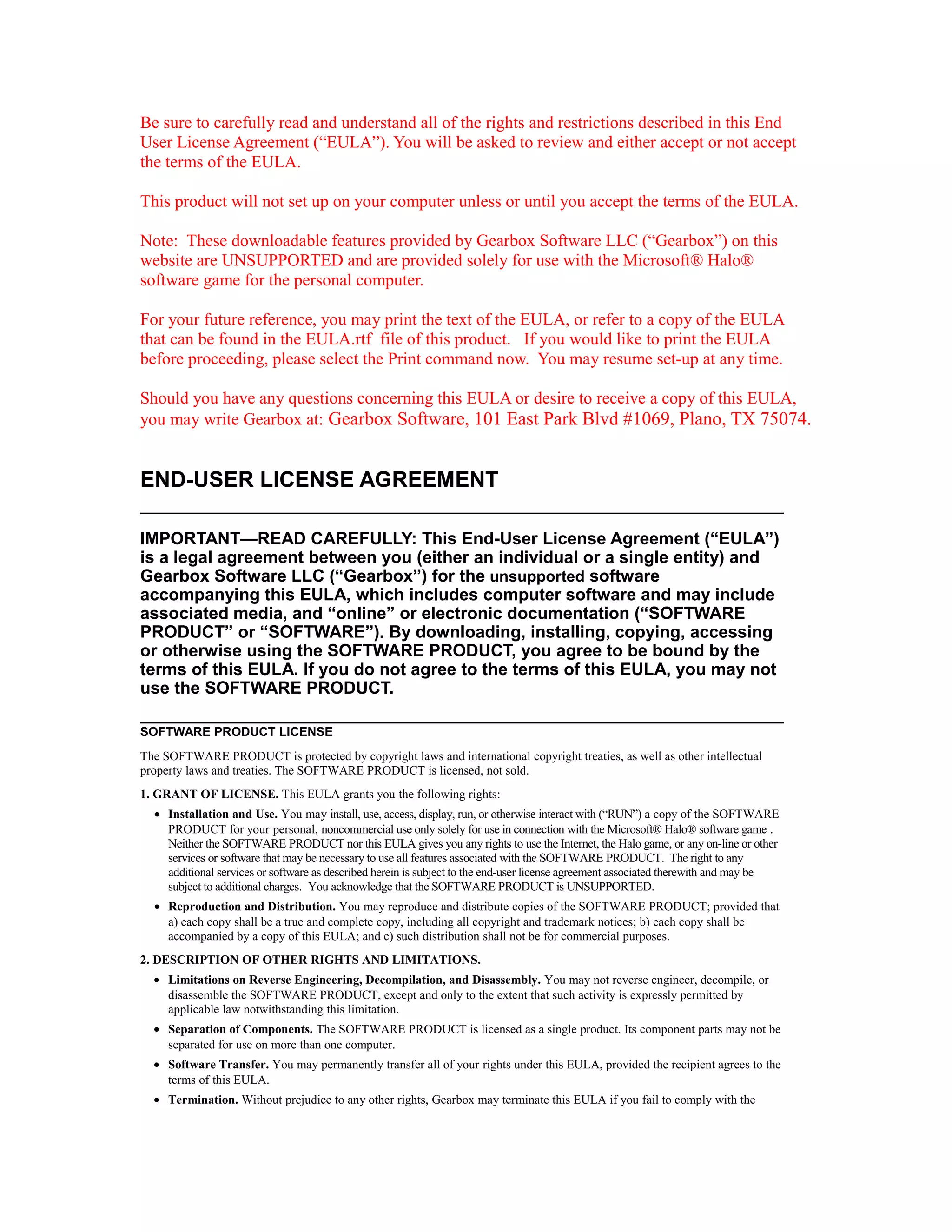 Eula | RTF