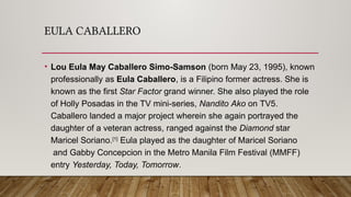 Eula Caballero Biography, Early life, Career.pptx