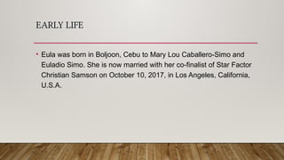 Eula Caballero Biography, Early life, Career.pptx
