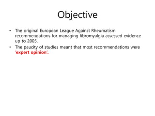 Eular revised recommendations for the | PPTX