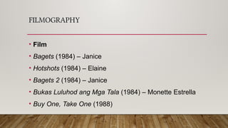 Eula Valdez Biography, Early life, Career.pptx