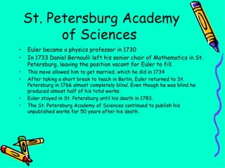 Euler | PPT | Physics | Science