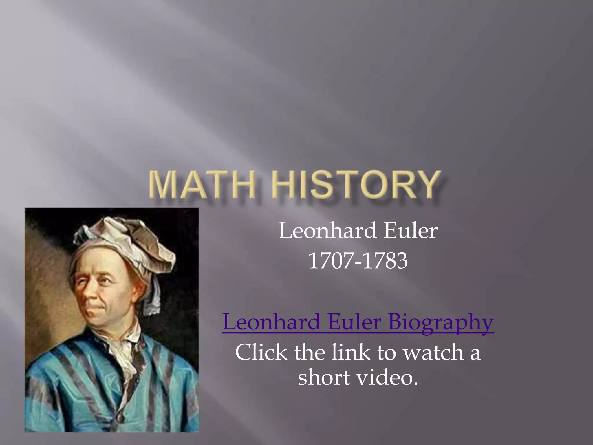 Euler | PPTX | Physics | Science
