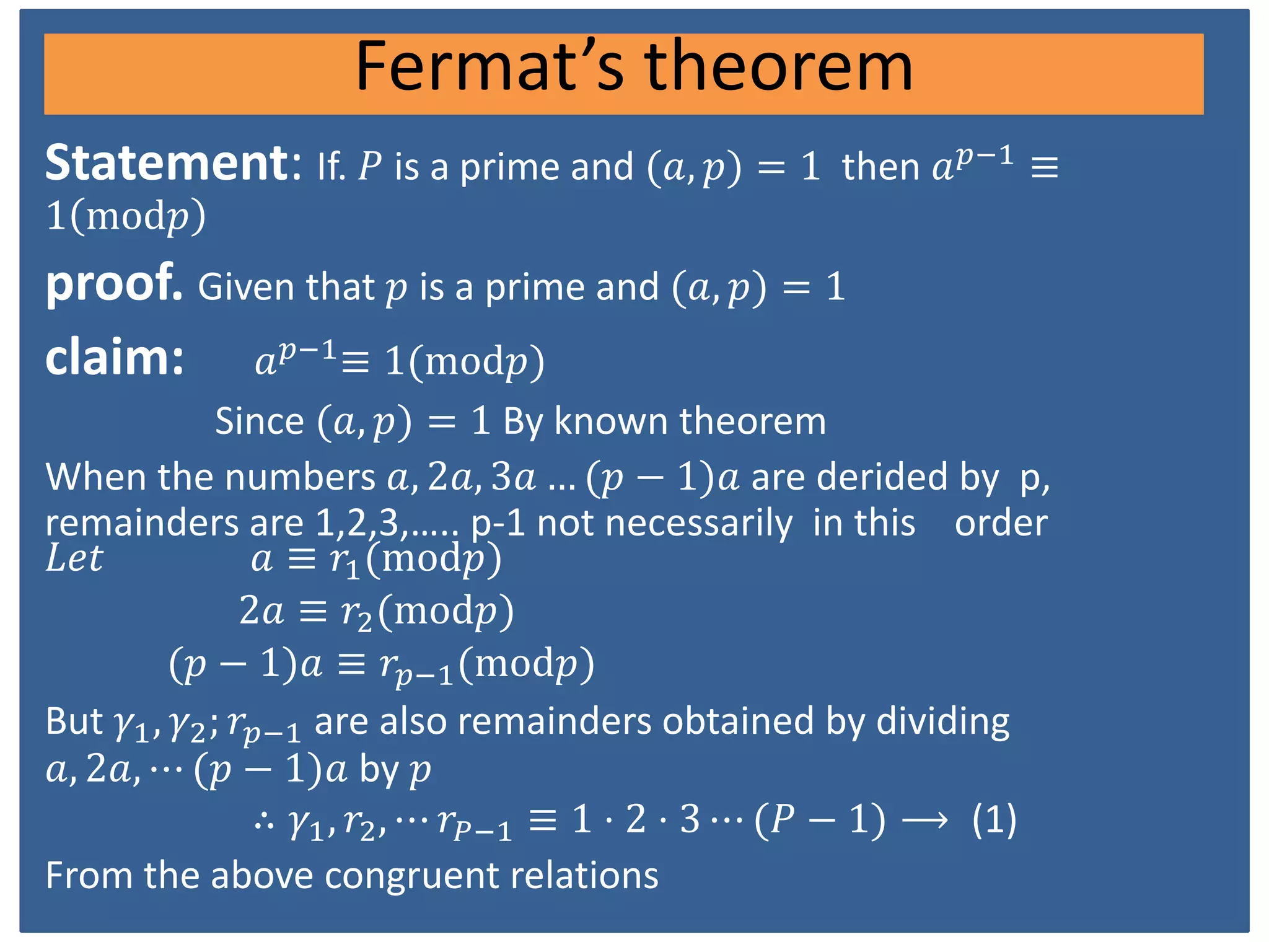 Euler-Fermat theorem.pptx