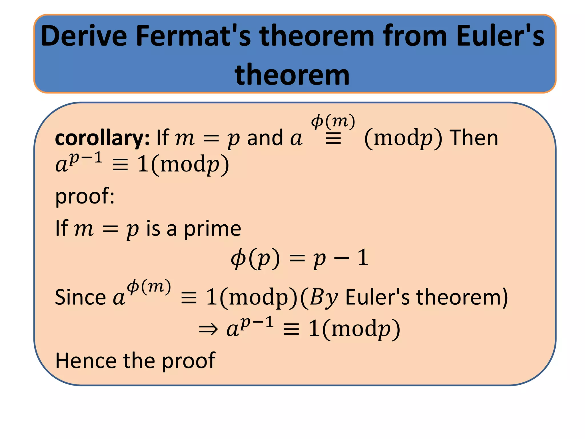 Euler-Fermat theorem.pptx Euler-Fermat theorem.pptx