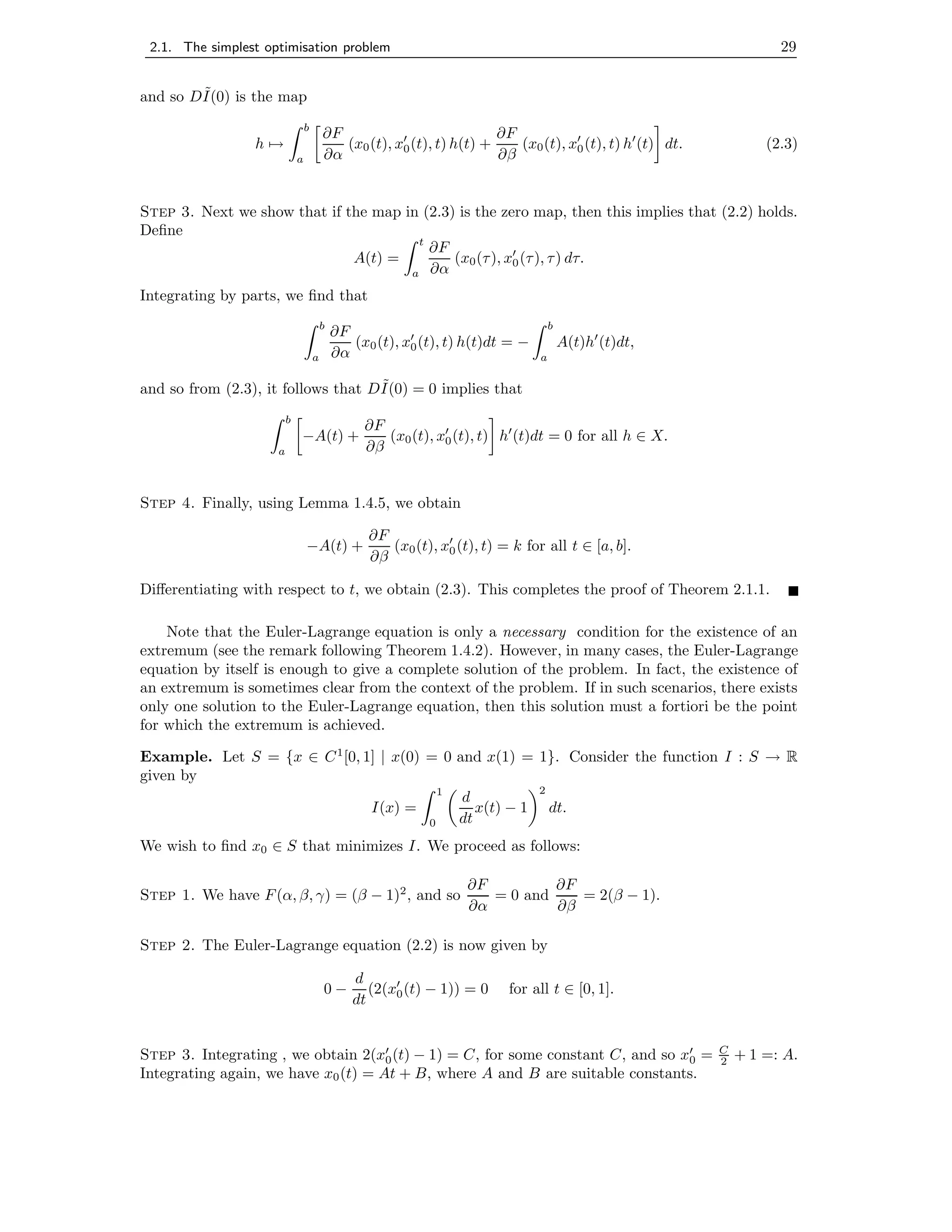 Euler lagrange equation | PDF
