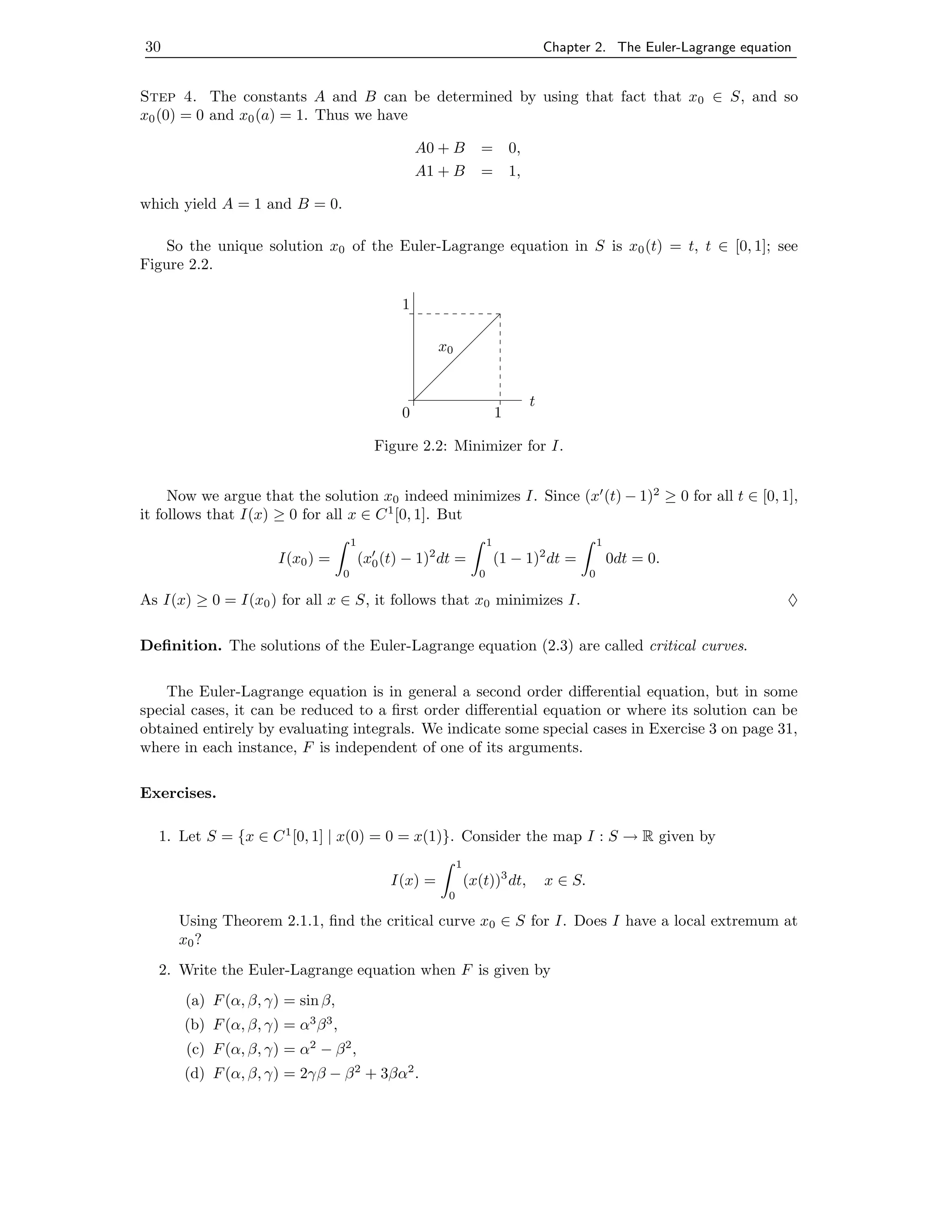 Euler lagrange equation | PDF