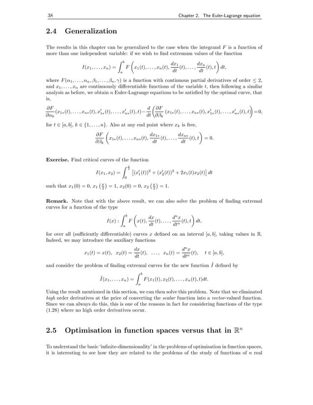 Euler lagrange equation | PDF