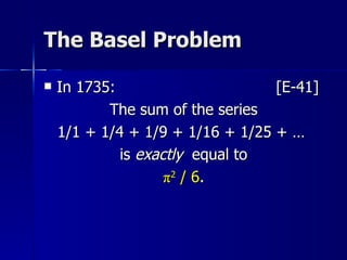 Euler swiss-talk | PPT