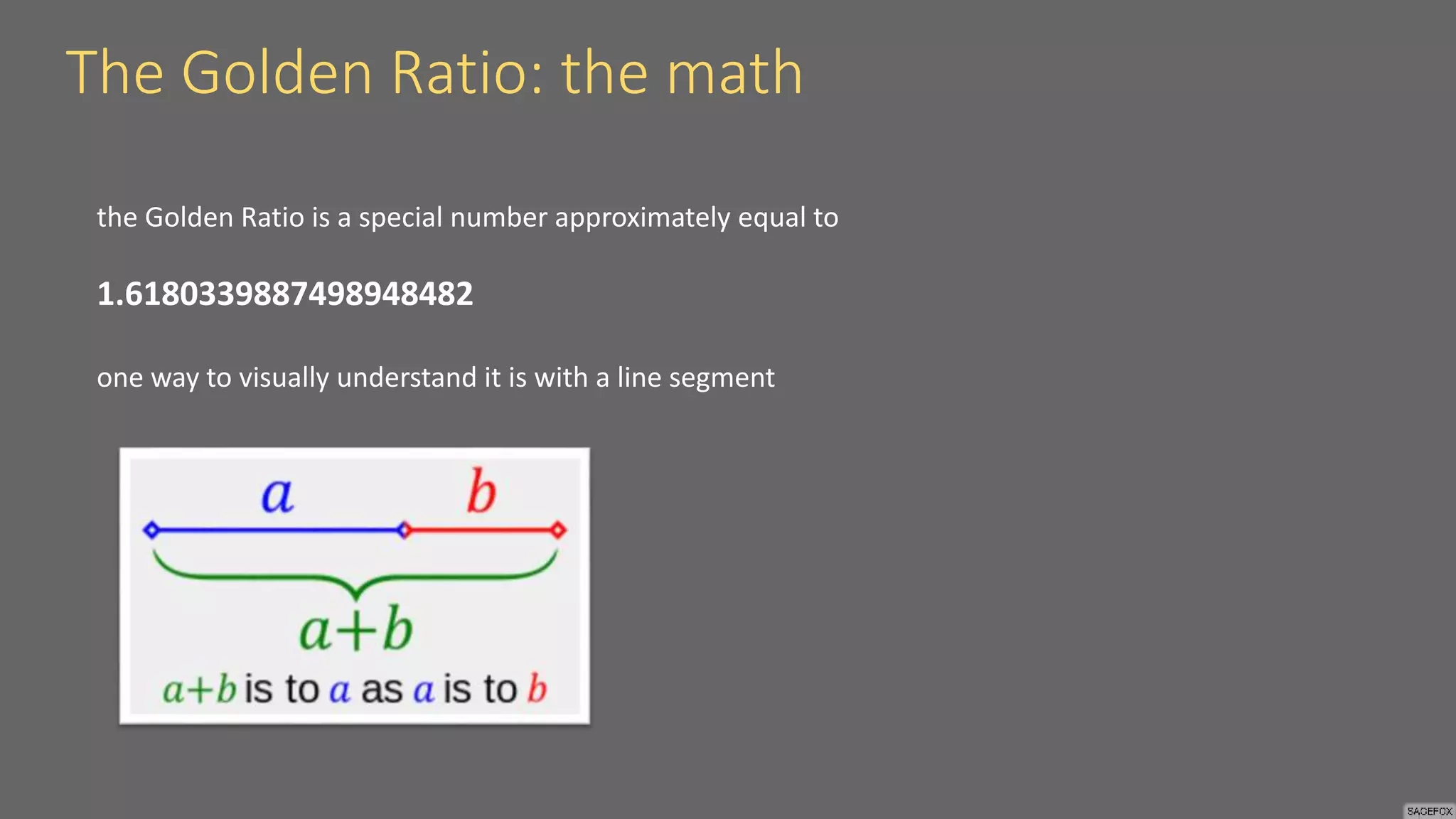 Application of pi golden ratio | PPTX
