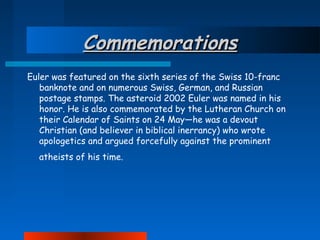 Euler and Euclid | PPT