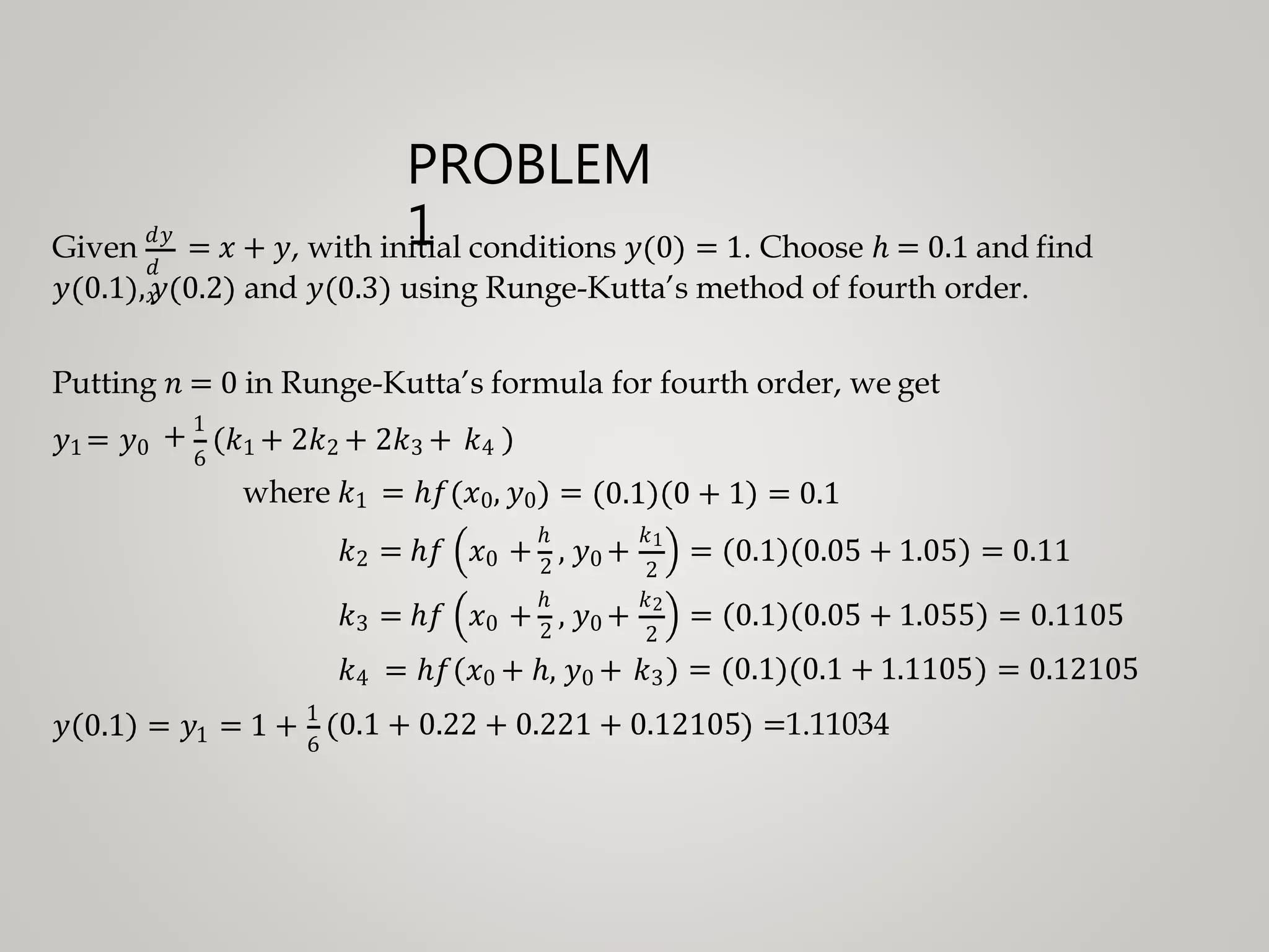 Euler and improved euler method | PPT Euler and improved euler method | PPT