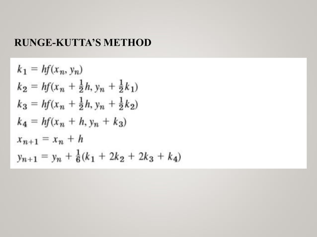 Euler And Improved Euler Method Pptx Physics Science