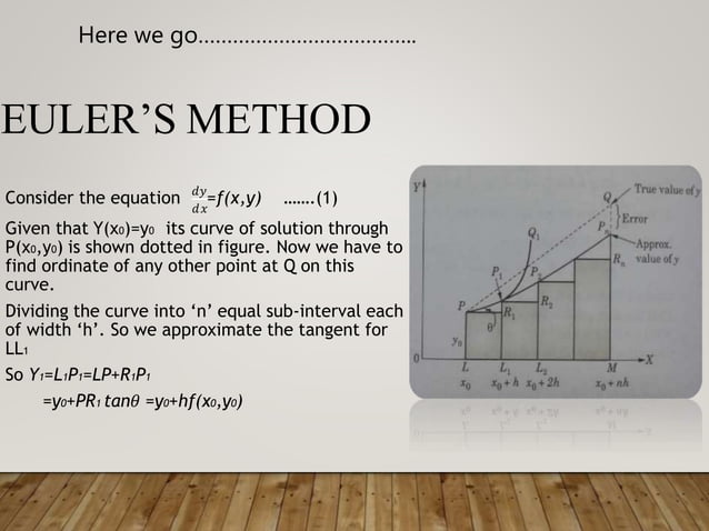 Euler and improved euler method | PPTX Euler and improved euler method | PPTX