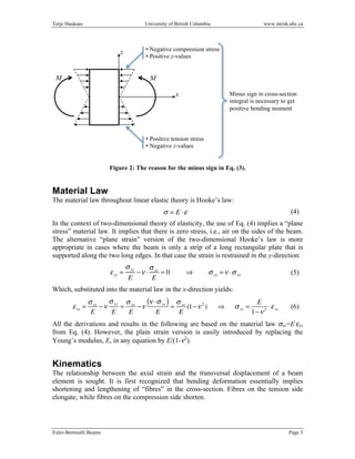 Euler bernoulli beams | PDF