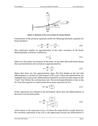 Euler bernoulli beams | PDF