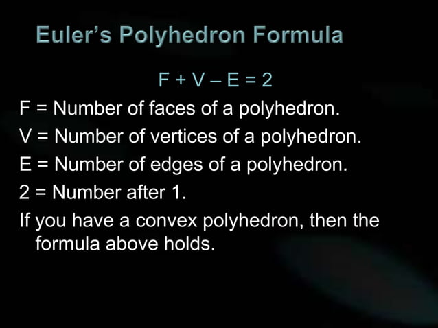 Euler Characteristic Wip Pptx 3 D Graphics Computer Software And