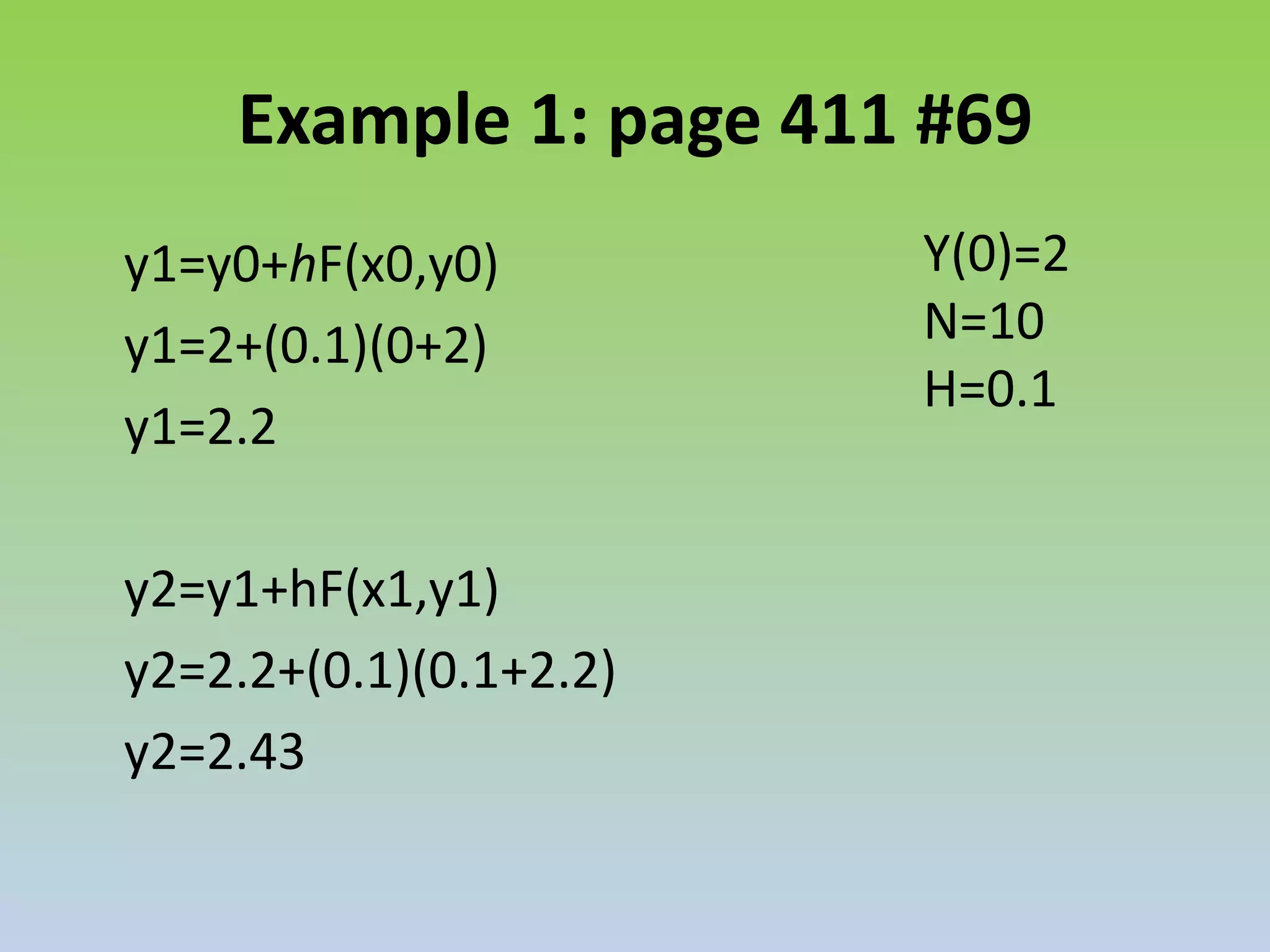 Eulermethod1 | PPTX | Science